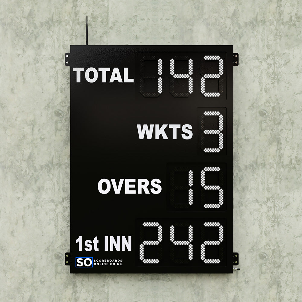 9 Digit Cricket Scoreboard - Scoreboards Online