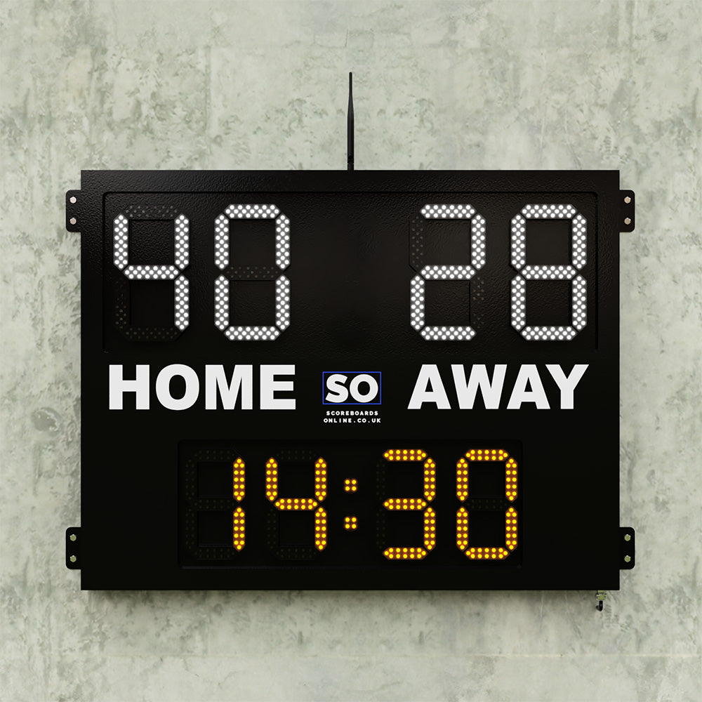 Home & Away Scoreboard with Timer - Scoreboards Online